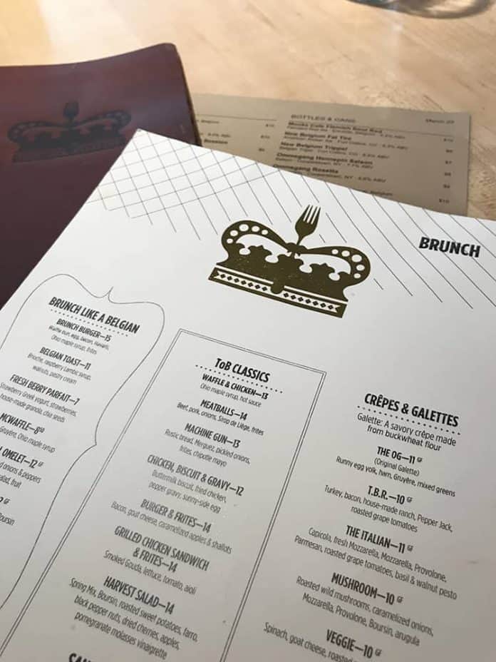 Taste of Belgium OTR - a Favorite for Brunch · 365 CINCINNATI