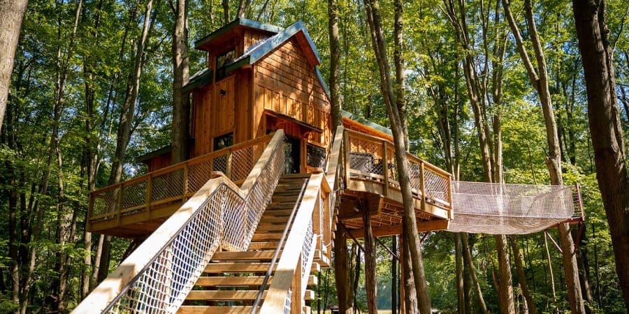 Spend the Night in the Trees at Cannaley Treehouse Village · 365 CINCINNATI